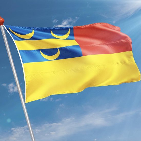 Vlag Woubrugge - 100 x 150 cm - Polyester | bol