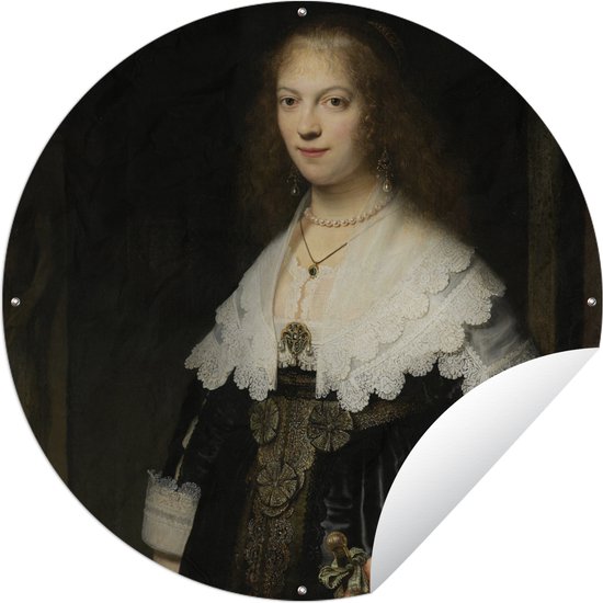 Cercle de jardin une femme, peut-être Maria Trip - Peinture de ...