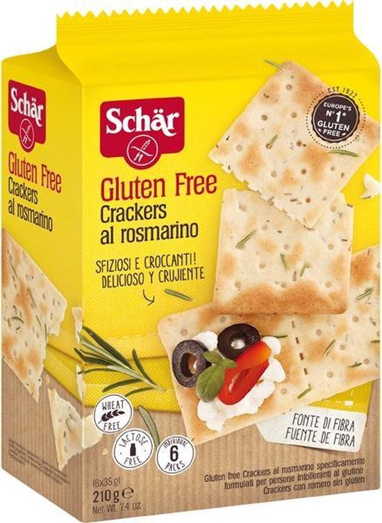 Schär Crackers rozemarijn 210 gram | bol.com