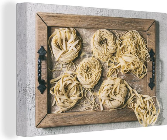 Peintures sur Toile - Variété de Types de Pâtes - 140x90 cm ...