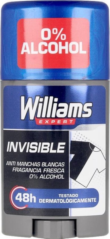 Deodorant Stick Invisible Williams (75 ml) | bol