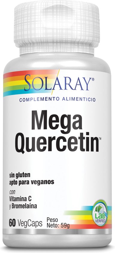 Solaray Mega Quercetin 600 Mg 60 Vcaps | bol.com