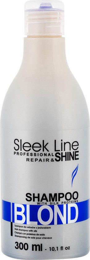 Sleek Line Blond Shampoo - Shampoo For Blond Hair 300ml | bol