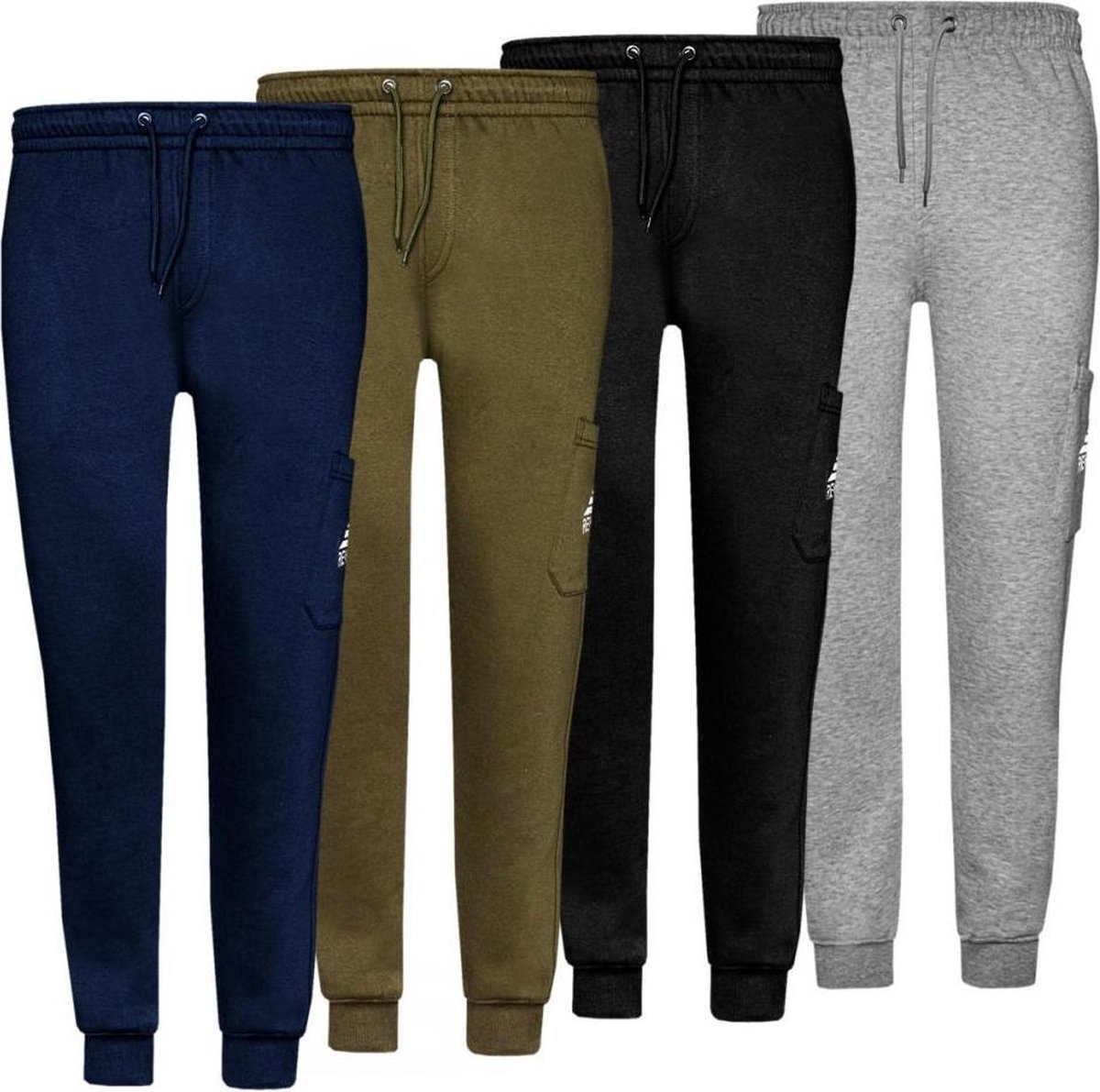 REWAGE Joggingbroeken Premium Heavy Kwaliteit - Heren - Combipack - L ...