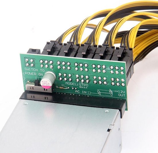 9x6pin Power Module Breakout Board Voor Hp 1200W 750W PC Voeding Server ...