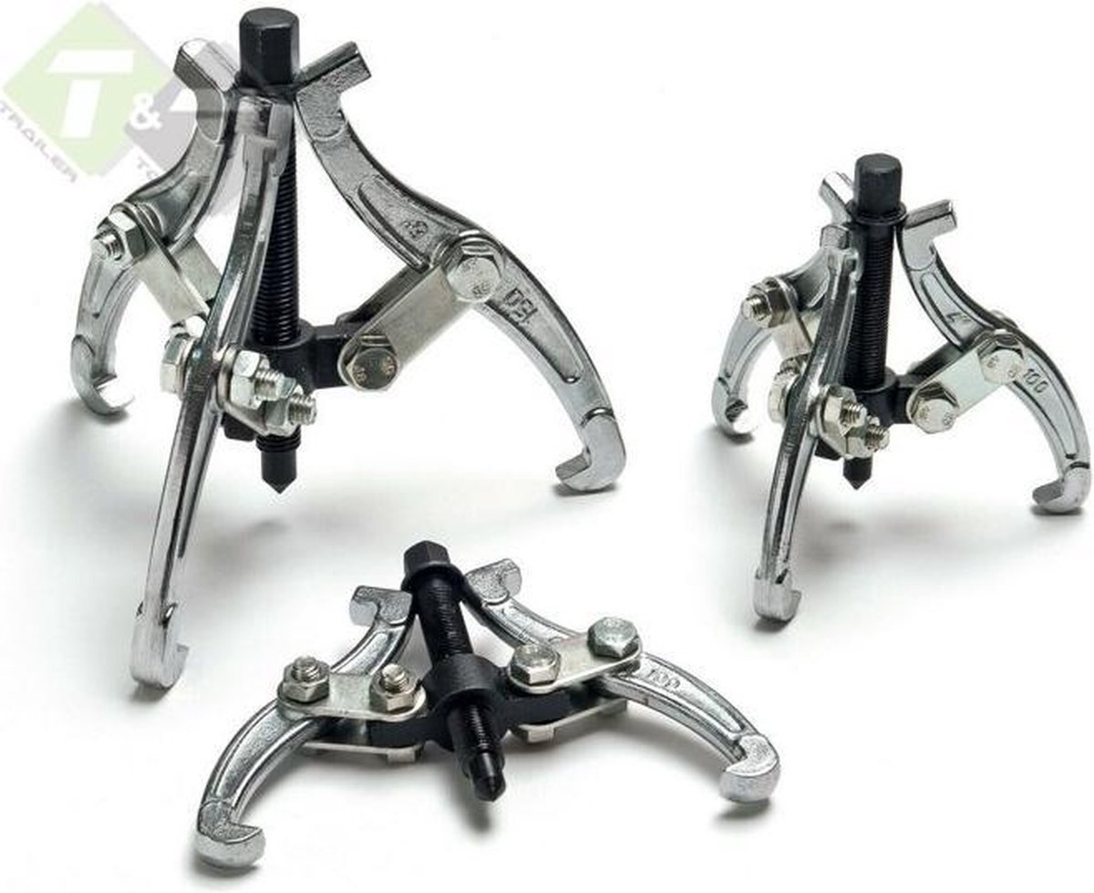 Poelietrekker set, 3 delig, Lagertrekker, Pulley trekker | bol