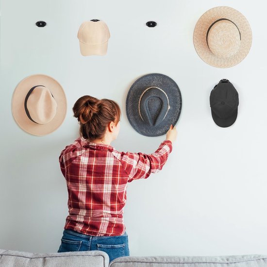 Belle Vous 16 haakjes zelfklevend voor petten - Alternatief voor petten ...