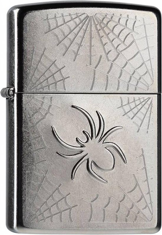 Aansteker Zippo Stamped Spider Web | bol.com