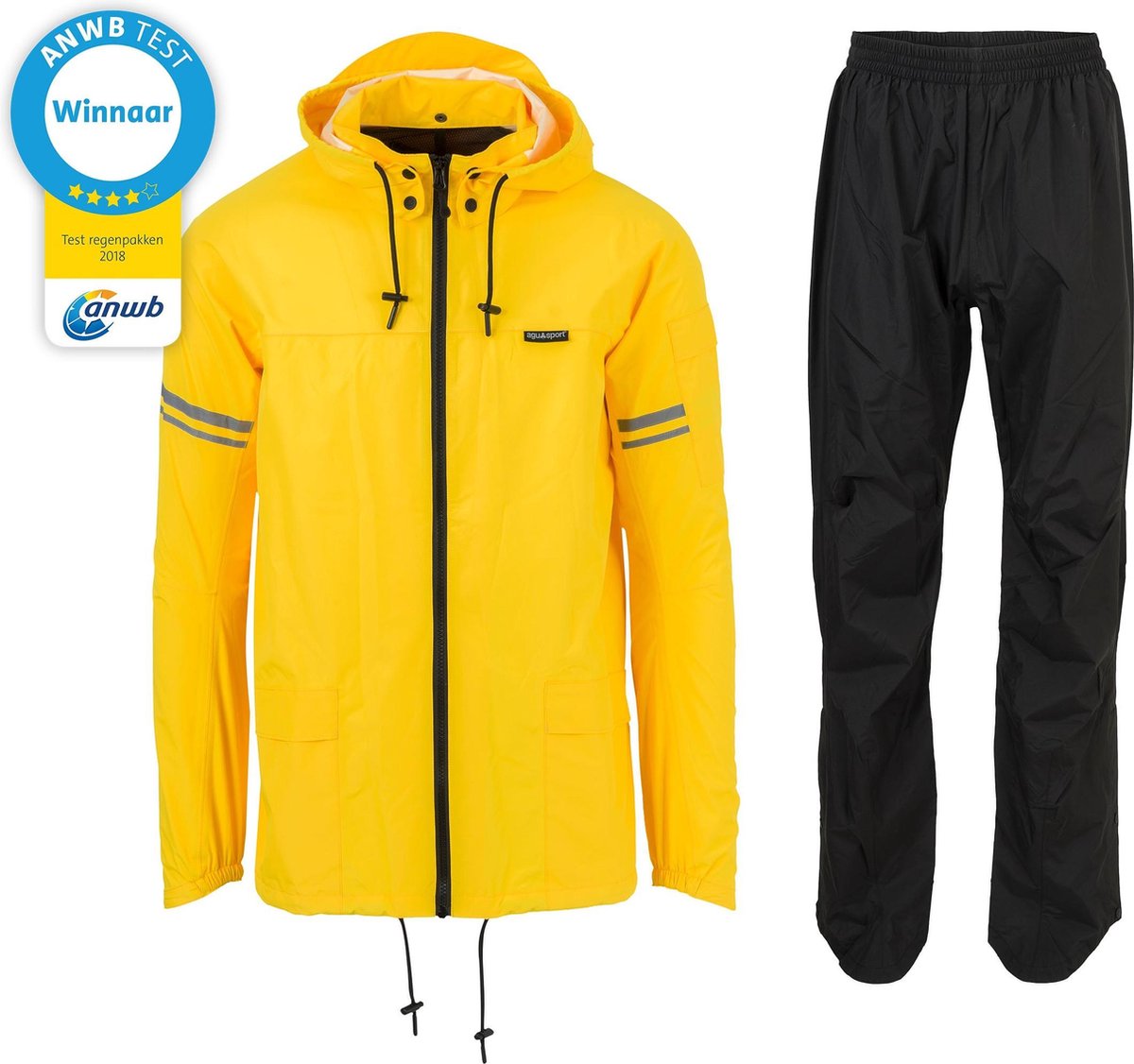 AGU Original Regenpak Essential - Geel - S | bol.com