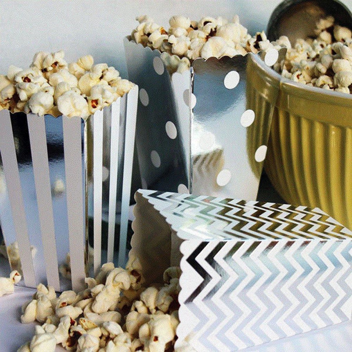 Popcorn doos - Popcorn dozen - 72 stuks Popcorndozen - Popcornzakken ...