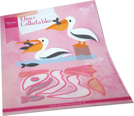 Marianne Design Collectables Snij en Embosstencil - Eline's Pelican | bol