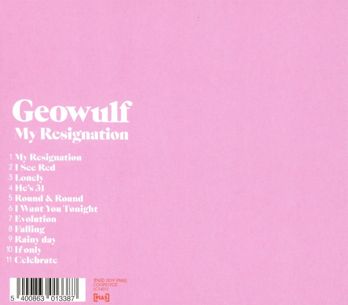 Geowulf - My Resignation (CD), Geowulf | CD (album) | Muziek | bol.com