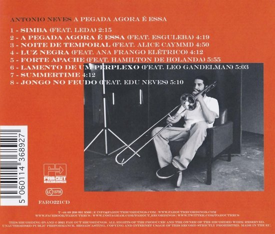 Antonio Neves - A Pegada Agora E Essa (The Sway Now (CD), Antonio Neves ...