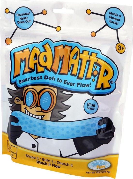 Relevant Play modelleerzand Madmattr 283 gram - Blauw | bol