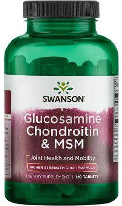 Swanson health Glucosamine, Chondroitine & MSM 250/200/150 | bol