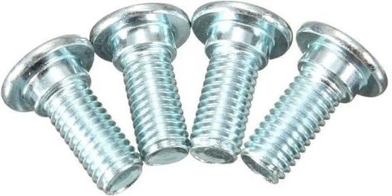 4 stuks M8 Stainless Motocycle Zeshoek Remmen Bouten Staal Knop Head ...