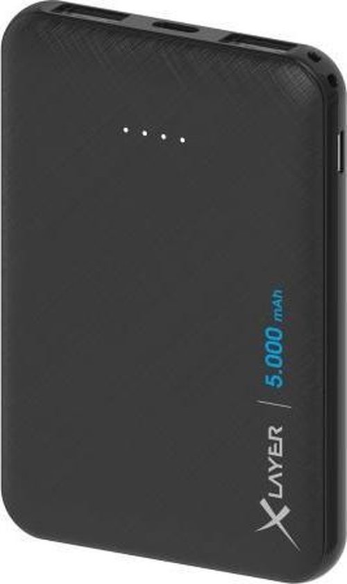 Xlayer Powerbank Micro - 5000mAh powerbank LiPo - 2 x USB - 1 x USB-C ...