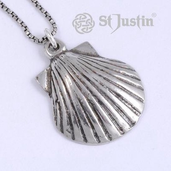 hanger de schelp symbool van de pelgrimsroute naar Santiago de ...