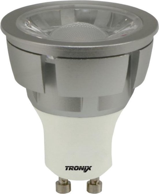 Tronix LED Spot GU10 | Zilver | 5W | 4000K | Dimbaar | bol
