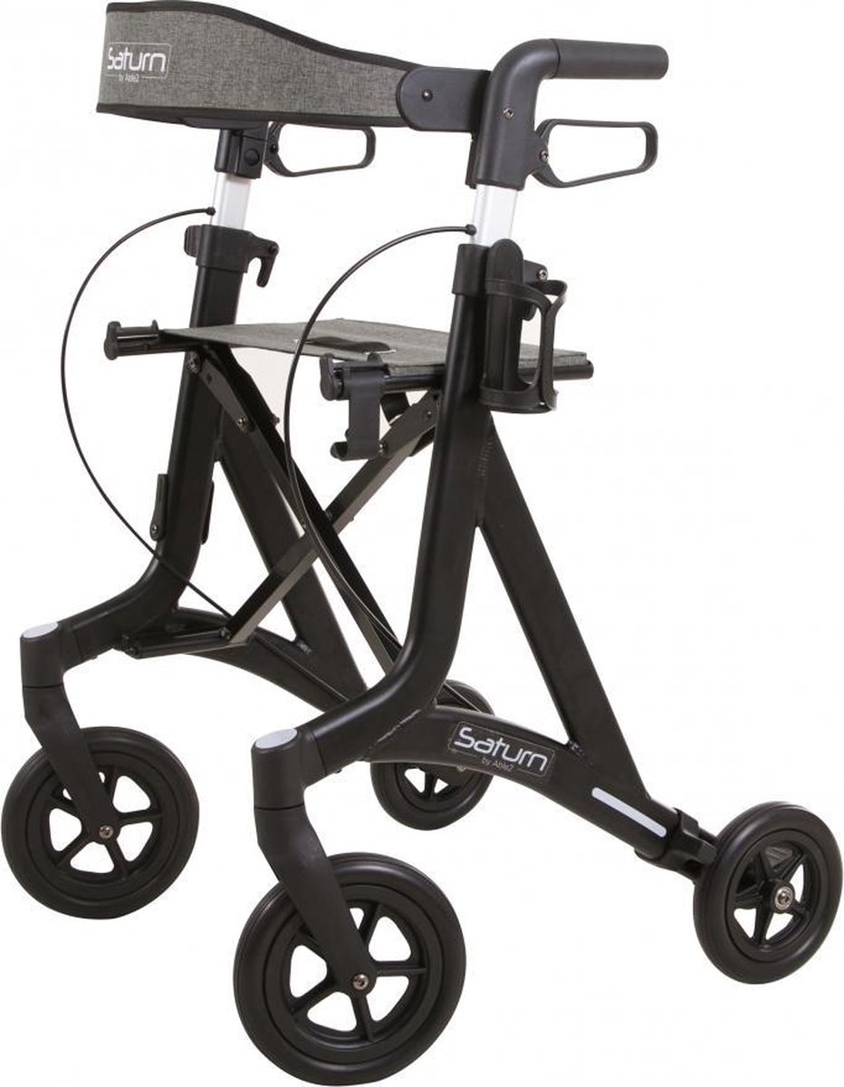 Able2 Saturn rollator - mat-zwart | bol.com
