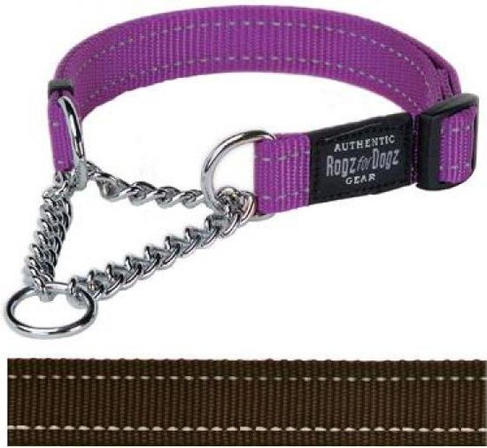 ROGZ FOR DOGS | Rogz For Dogs Fanbelt Choker Choco | bol.com