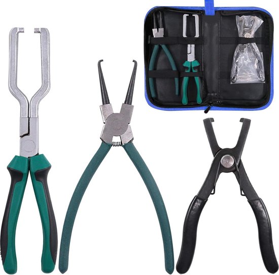 3pcs Fuel Line Pliers Set - 9 Inch - Fuel Filter Caliper Pants Pipe ...