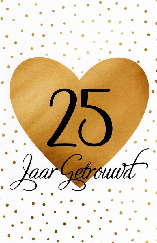 25 jaar getrouwd | bol