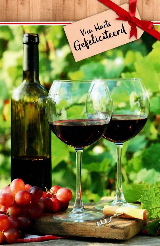 Wenskaart | 10 stuks | Wenskaarten | 10 stuks | van harte gefeliciteerd | bol