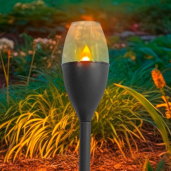 Led solar fakkel , 3 stuks | bol