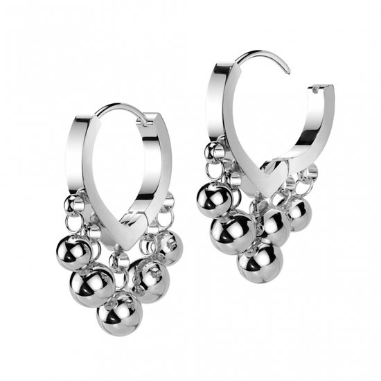 Oorbellen met balletjes hanger | bol