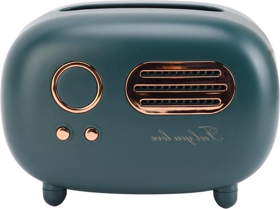 Retro Radio Shape Tissue Cover Box - Vintage Radio Tissue Box for ...