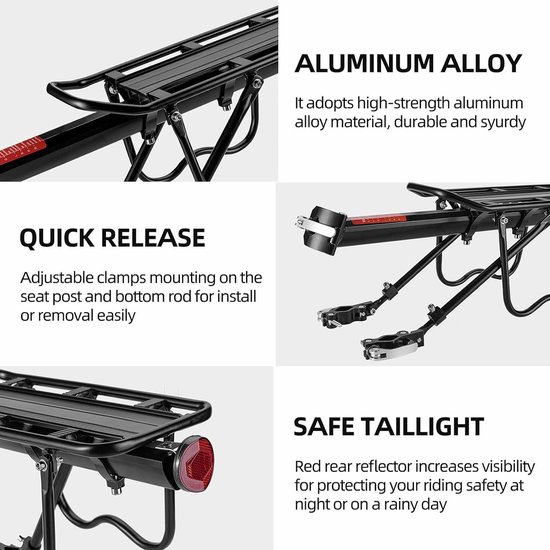 Fietsendrager electrische fietsen Fiets Bagagerek Mountainbike ...