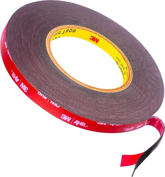 Dubbelzijdig plakband extra sterk klevend VHB schuimband 10 mm x 22 m - 1 rol... | bol