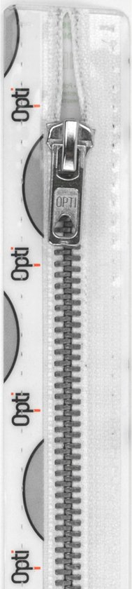 Opti 8055 M60 nikkelkleurige metaalrits 6mm deelbaar 50 cm wit | bol