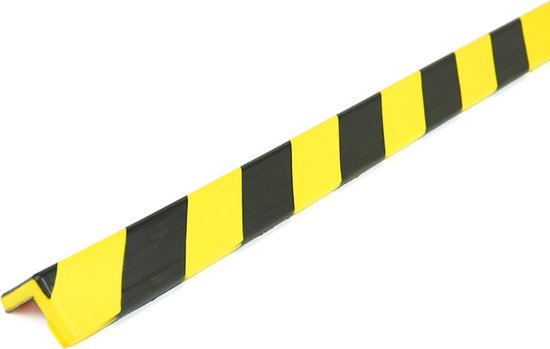 Stootrand foam, model 7 – 1 meter – Geel & Zwart | bol