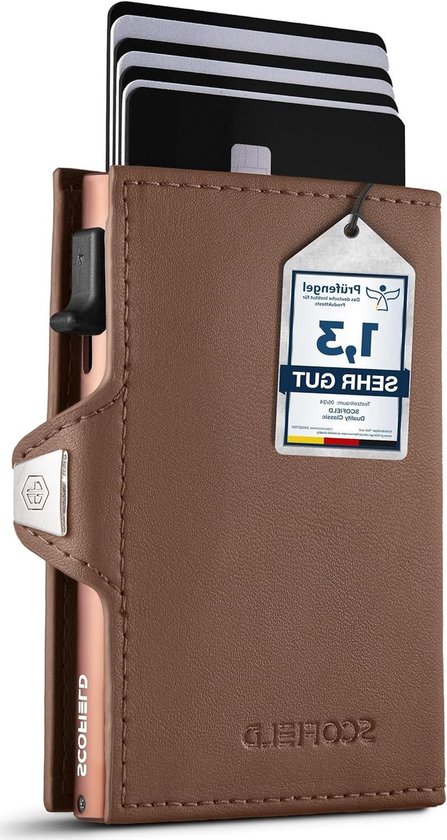 Duality Classic Slim Wallet met muntvak - Kaarthouder heren voor 9-10 ...