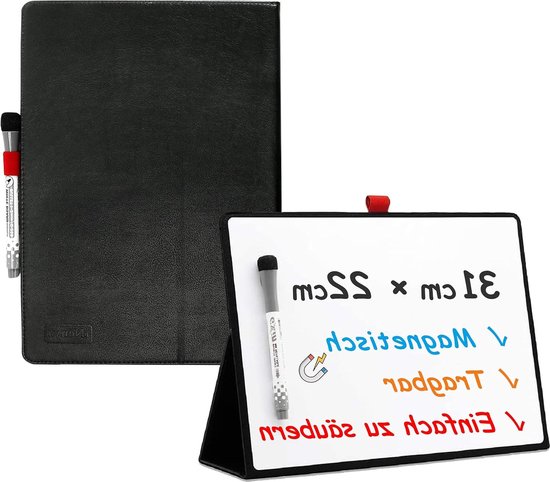 Whiteboard Magnetic Foldable Portable Kids Drawing Board Desktop Stand ...