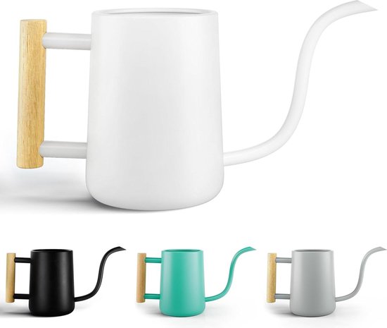 Lange uitloop gieter wit - 992 ml voor binnen en kamerplanten - Leuke ...