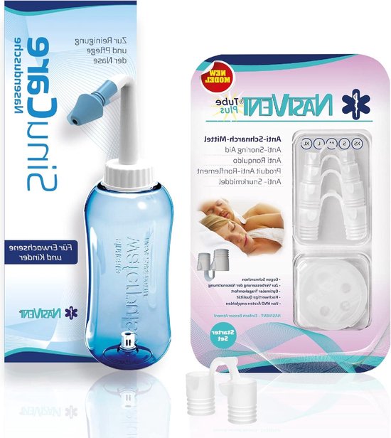 Spaarset Nasivent 2 Tube Plus Starter Set met SinuCare neusdouche ...