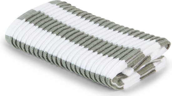 Linolux Vaatdoek White/Grey Green | bol
