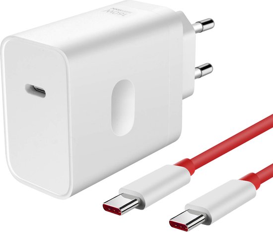 OnePlus 160W SuperVOOC USB-C Power Adapter Met Kabel - Wit | bol
