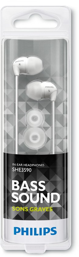 Philips SHE3590 - In-ear oortjes - Wit | bol
