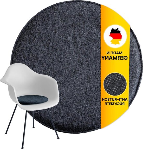 Zitkussen vilt Made in Germany - stoelkussen vilt kussen - zitkussen ...