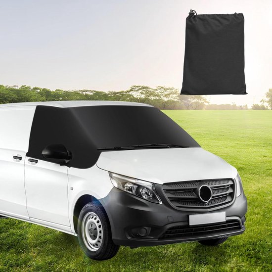 Van Windshield Cover for Winter Motorhome - 100% Blackout Waterproof ...
