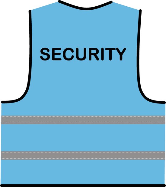 Security hesje lichtblauw | bol