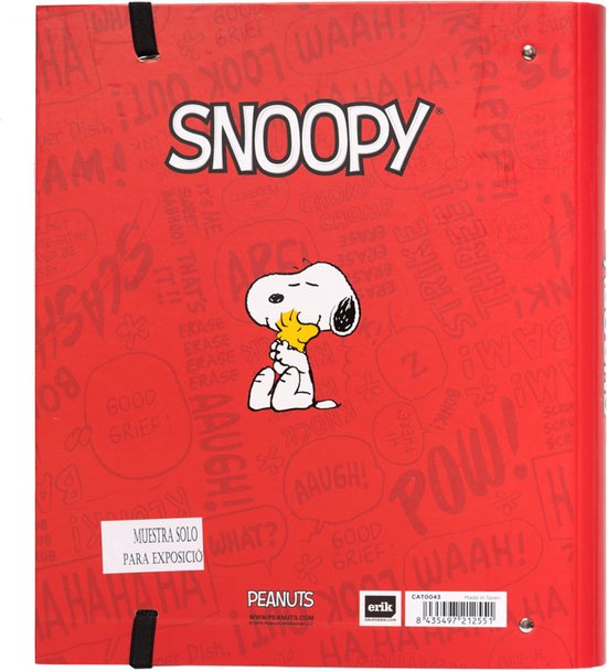 Snoopy: Premium 4 Ring Binder Folder | bol