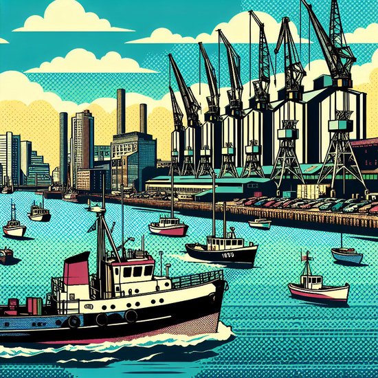 Pop art haven schilderij | Haven of Vibrant Pop: A Captivating Artistic ...