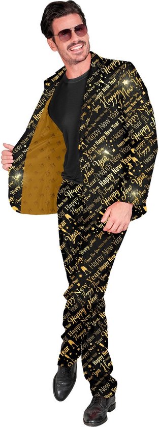 Widmann - Kerst & Oud & Nieuw Kostuum - Happy New Year Golden Shimmer ...