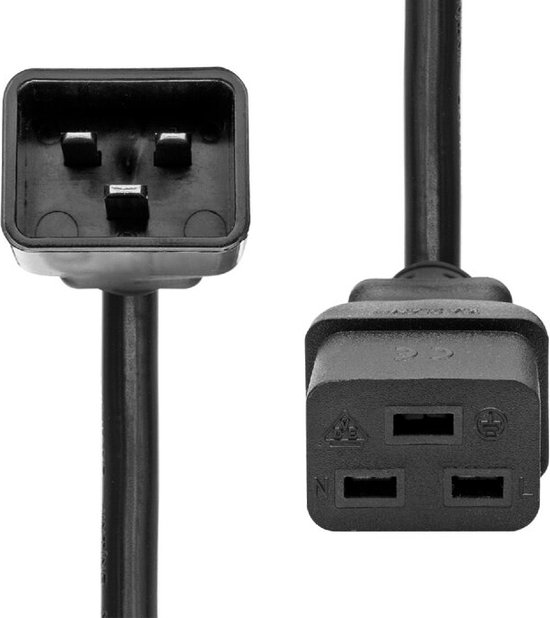 ProXtend PC-C19C20-005 electriciteitssnoer Zwart 5 m C19 stekker C20 ...