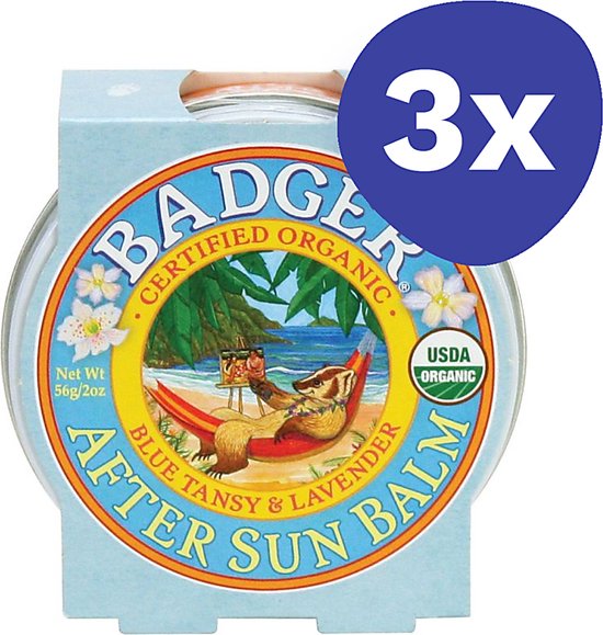 Badger Balm After Sun Balsem (3x 56gr) | bol